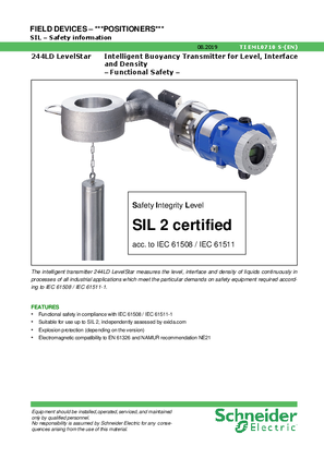 244LD LevelStar Intelligent Buoyancy Transmitter for Level, Interface ...