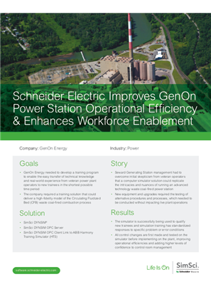 Schneider Electric Improves GenOn Power Station Operational Efficiency ...