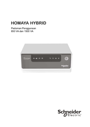 HOMAYA Hybrid Pedoman Penggunaan Catalogue | Schneider Electric