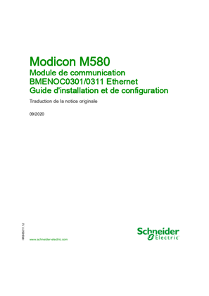 Modicon M580 - BMENOC03.1 Module de communication Ethernet, Guide d ...