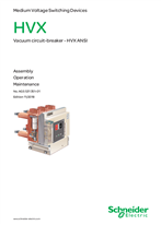 HVX 12-24kV User Guide ANSI | 슈나이더 일렉트릭