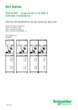 SM AirSeT - Guide d''installation et de mise en service pour cellules ...