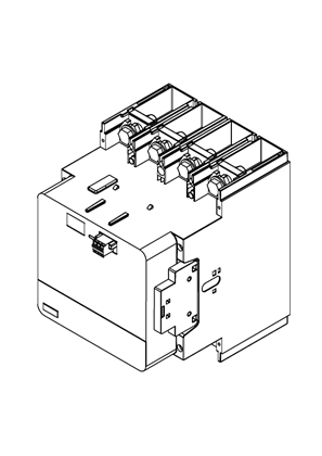 Contactor TeSysGiga - 500 4P Std - 3D CAD | Schneider Electric USA