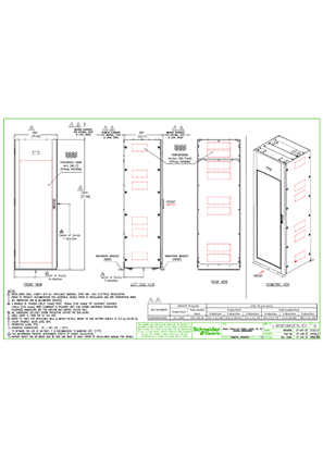 LIBSESMGE3LIEC-Galaxy Li-ion Battery Cabinet E3L IEC Technical Drawing ...