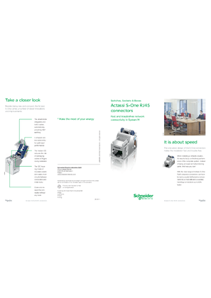Flyer Actassi Brochure | Schneider Electric