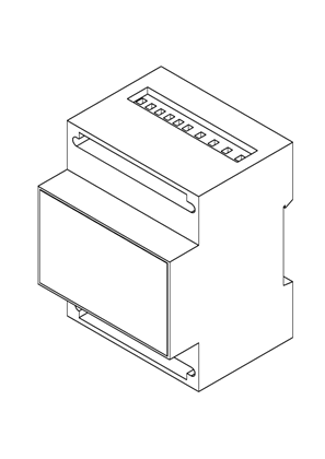 DIN RAIL POWER METER PM - 3D CAD | Schneider Electric