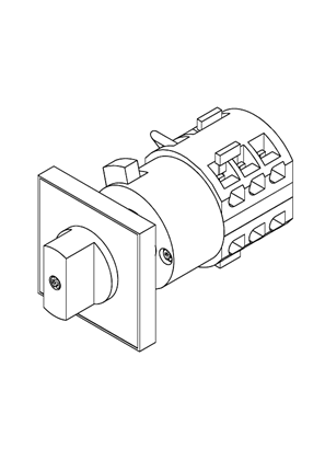 SELECTOR SWITCH CMA 4 POSITIONS - 3D CAD | Schneider Electric