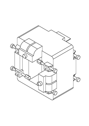 Current transformer tropicalised for bars 32x65 - 3D CAD Diagramas CAD ...