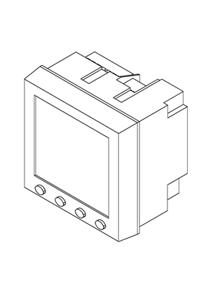 POWER METER 3D CAD | 슈나이더 일렉트릭