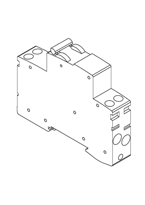 iDif K-AD63 K C 6A-32A 1PN RCCB with RCBO - 3D CAD | Schneider Electric