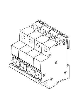 iSW switch-disconnector 3PN,4P 40A...125A - 3D CAD | Schneider Electric