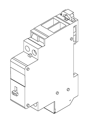 impulse relay TL 2P 230V - 3D CAD | Schneider Electric