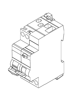 Acti9 iDPN N Arc 1P-N 6A...25A C 6000A Arc fault detection circuit breaker - 3D CAD | Schneider ...