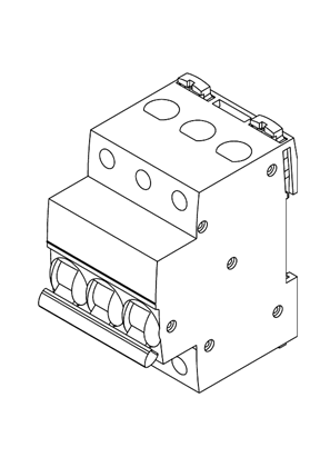 Circuit breaker- iK60N 3P - 3D CAD | Schneider Electric