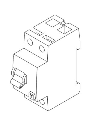 RCCB 2P 125A - 3D CAD | Schneider Electric