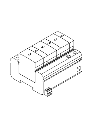 PRD1 25r 3P 350V with remote transfer - 3D CAD | Schneider Electric