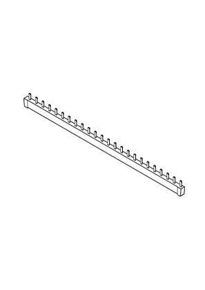 Acti9 COMB BUSBAR 2P 100A 24 MODULES - 3D CAD | Schneider Electric