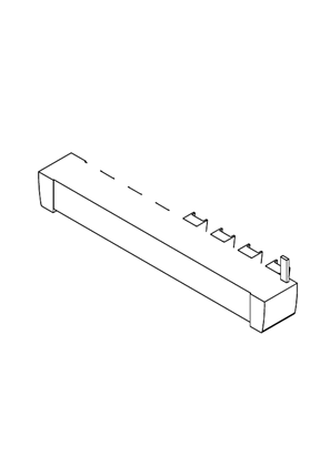 Acti9 COMB BUSBAR 3PN 100A 8 MODULES - 3D CAD | Schneider Electric