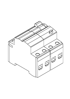 Domae RCCB 4P 40A 30mA AC type Residual Current Circuit Breaker - 3D ...