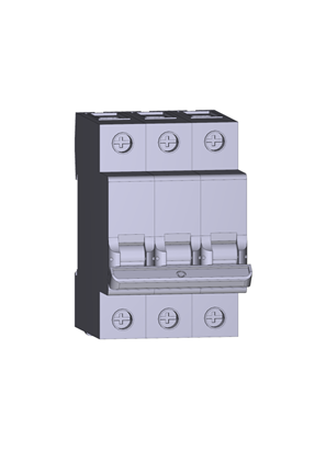 Easy9 MCB 3P 6A-63A MCB - 3D CAD | Schneider Electric