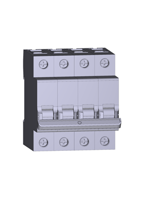Easy9 4P Miniature Circuit Breaker - 3D CAD | Schneider Electric
