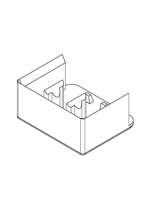 Easy9 Comb Busbar 10 End Cap 3P - 3D CAD | Schneider Electric