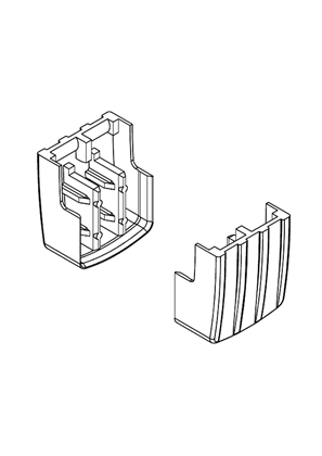 Acti 9 set of 10 end caps 3P - 3D CAD | Schneider Electric