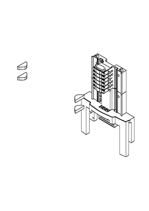 Acti 9 Isobar B - replacement pan assembly - 8 ways - 3D CAD ...