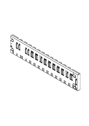10 SLOTS ETHERNET BACKPLANE DUAL PS - 3D CAD | Schneider Electric
