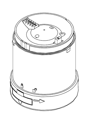 ILLUMINATED GREEN LENS W- INTEGRATED LED - 3D CAD | Schneider Electric