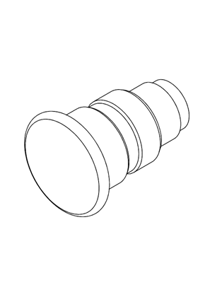 Ø40 mushroom pushbutton / general safe stop head Ø22 latching push-pull ...