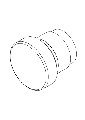 pilot light head Ø22 with 5-colour grooved lenses for integral LED - 3D ...