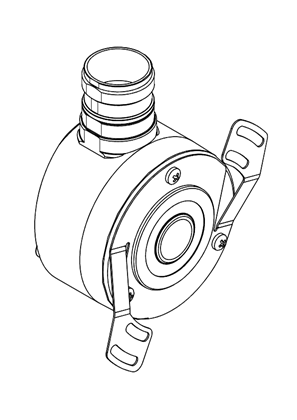 encoders Ø58 mm, with through shaft Ø14 mm - 3D CAD | Schneider Electric