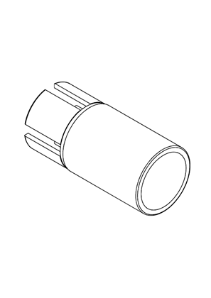 Reduction collars for absolute multiturn encoders, Ø90 - 3D CAD ...