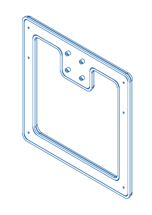 RFID Identification control, field expander, universal type 400x23x50 ...