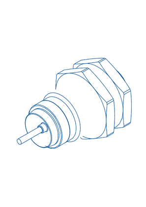 Inductive sensor XS4 M18 - PPS Sn8mm 12..24VDC cable - 3D CAD Diagramas ...