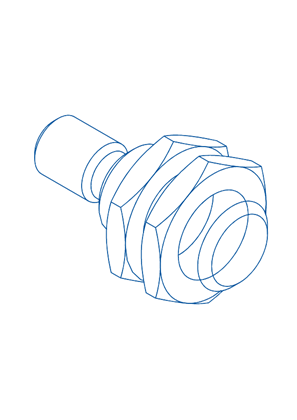 Inductive proximity sensors OsiSense XS, cylindrical M18, non flush ...