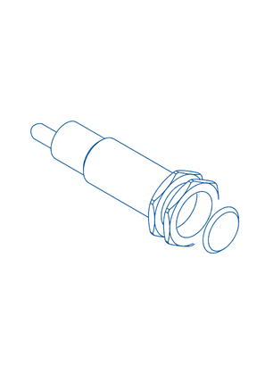 Inductive proximity sensors OsiSense XS, cylindrical M12, flush ...