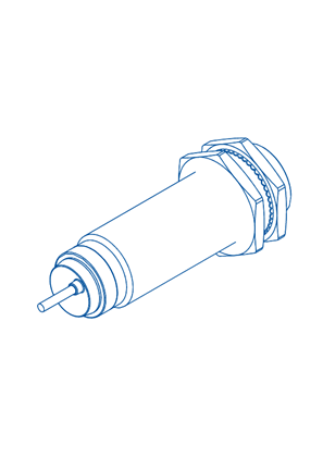Inductive sensor M18 - brass cable - 3D CAD | Schneider Electric