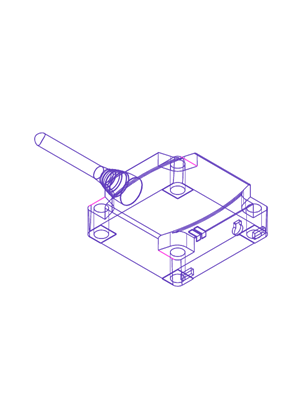 Inductive proximity sensors OsiSense XS, flat form 40X40X15, flush ...