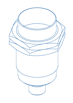 Inductive proximity sensors OsiSense XS, cylindrical M30 full metal ...