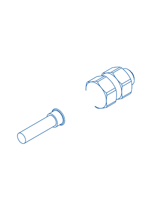 Inductive sensor Namur M5 - L30mm - brass - Sn0.8mm - 7..12VDC - cable ...