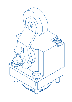 limit switch head ZCKD - metal end plunger - 3D CAD | Schneider ...
