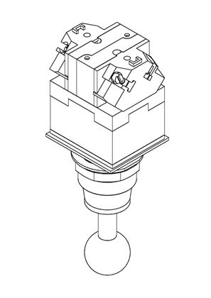 JOYSTICK 600VAC 10A 30MM T-K - 3D CAD | Schneider Electric USA
