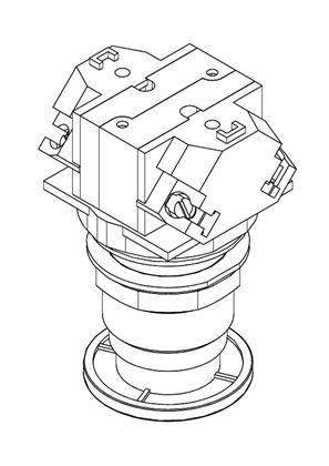 30MM PUSH-PULL OPERATOR RED - 3D CAD | Schneider Electric