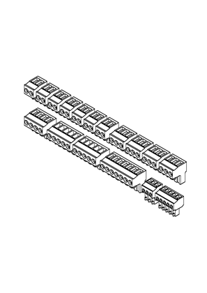 Modicon M171 Performance 27 I/Os Screw Terminal Blocks - 3D CAD ...