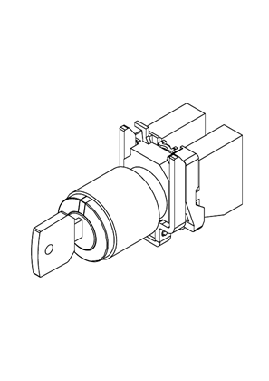 ATEX KEY SELECTOR SWITCH - 3D CAD | Schneider Electric