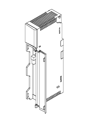 Modicon Quantum fiber optic repeater module - 3D CAD | Schneider Electric
