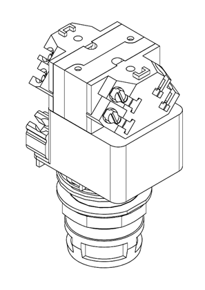 PUSH BUTTON 600VAC 10A 30MM TYPEK - 3D CAD | Schneider Electric