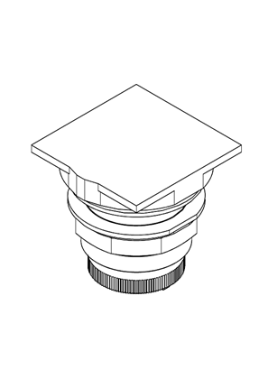 30MM SELECTOR PUSH BUTTON - 3D CAD | Schneider Electric